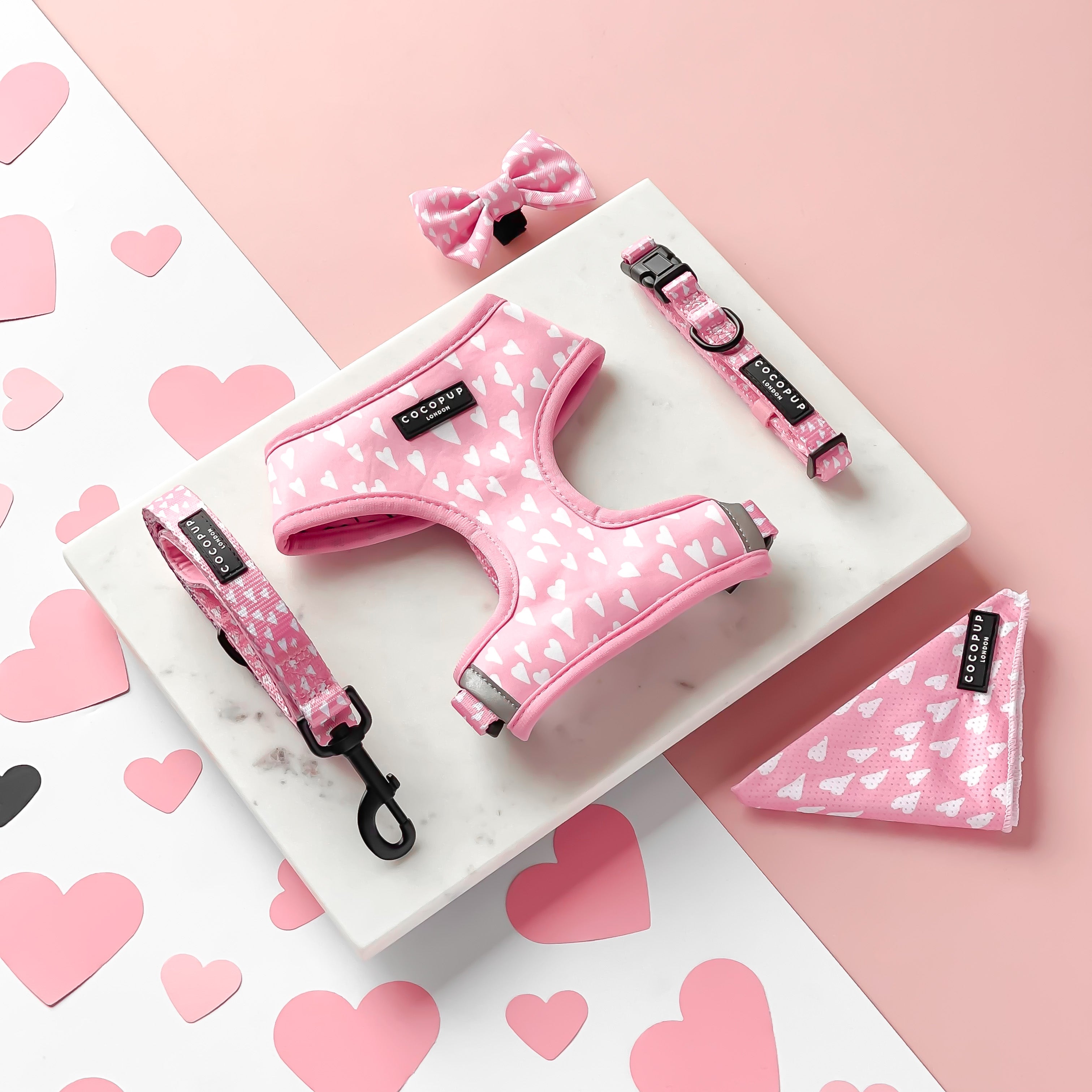 Cupid Pink Hearts – Cocopup London