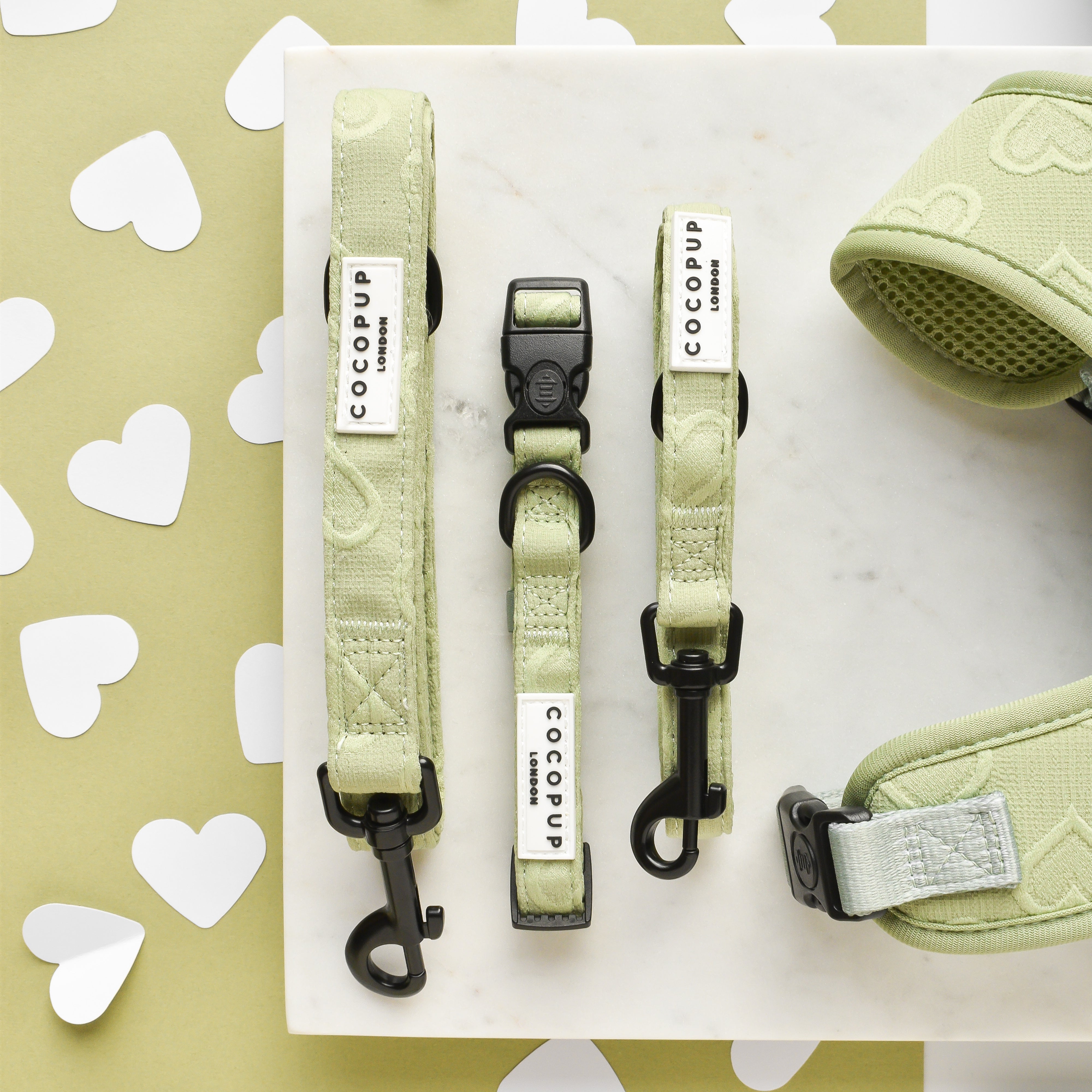 Luxe Lead - Sage Heart – Cocopup London